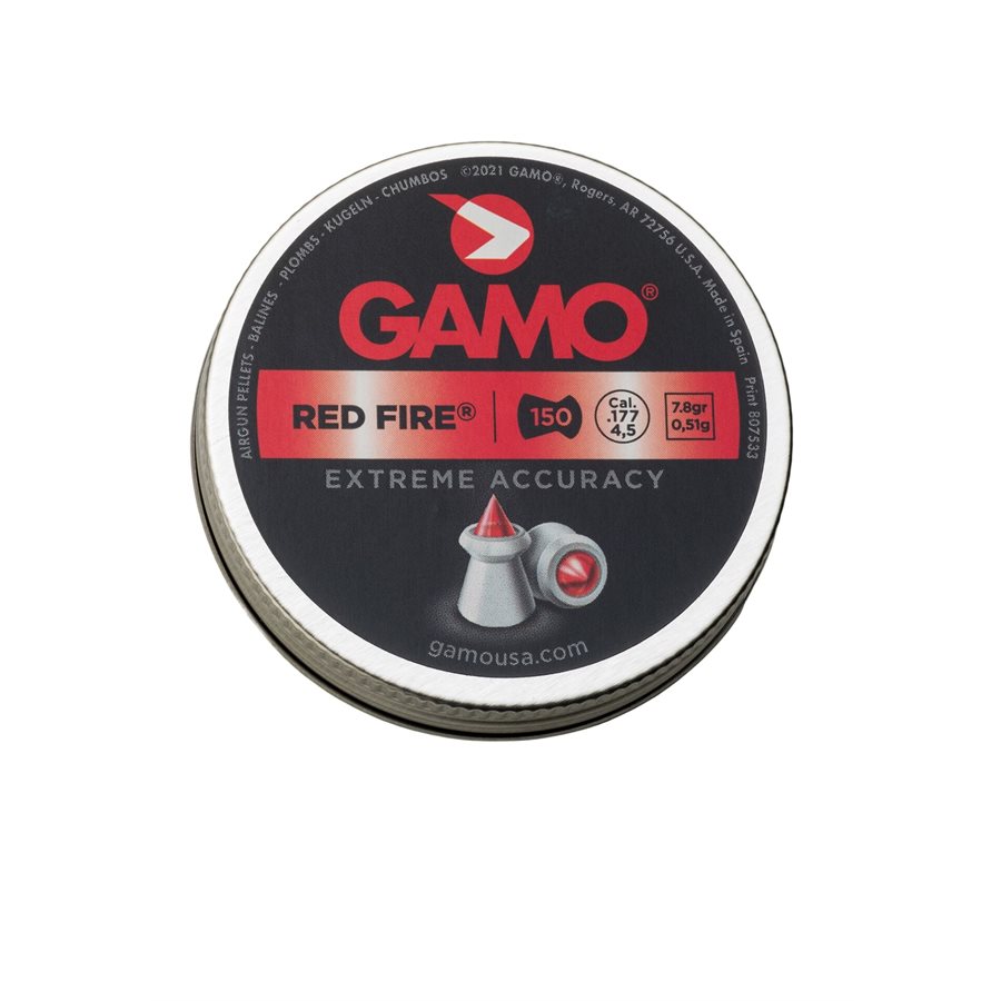 RED FIRE PELLETS.177 TINS 150 BLISTER
